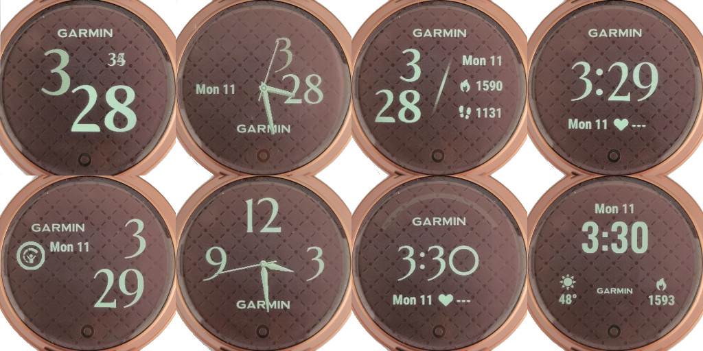 Garmin Lily 2 Watch Faces | Pip! Gold
